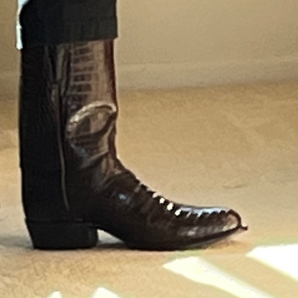 Tecovas | Shoes | Tecovas Marshall Nile Crocodile Boots 9 2 D In Coffee ...